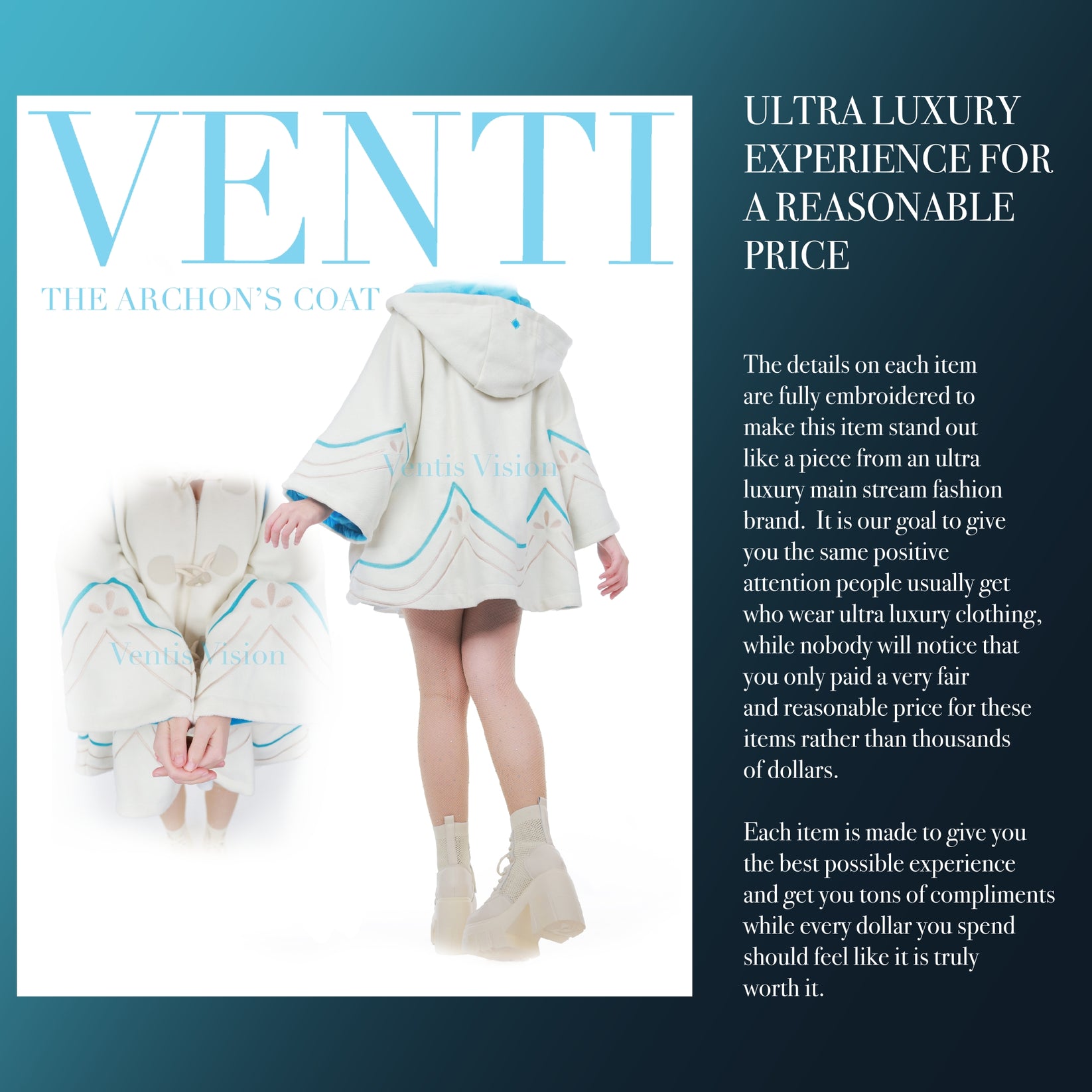 Venti Cloak - A Fashion Piece with the comfort of a weighted blanket – Ventis Vision